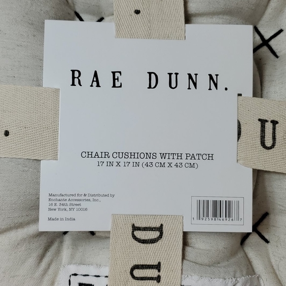 Rae Dunn | Kitchen | Nwt Rae Dunn Set Of Two Chair Cushions | Poshmark